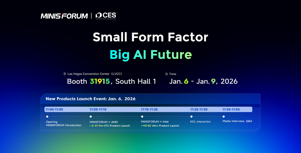 Minisforum New Releases | CES 2026